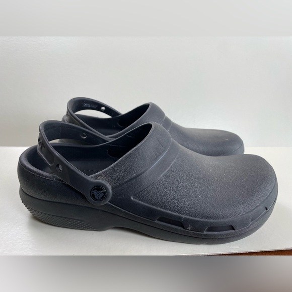 CROCS | Shoes | Crocs Clog Slip On Sandals Shoes Closed Toe Black Mens ...